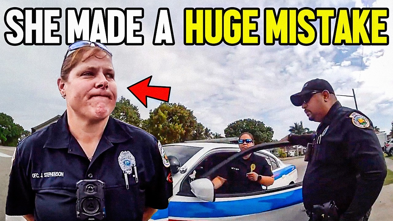 Female Cop Hits Grandma With Police Car Then LOSES IT On Camera