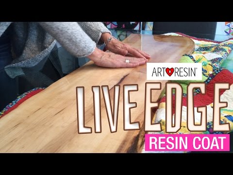 How to Resin Live Edge Wood