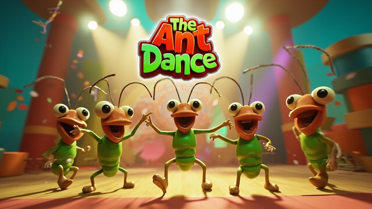 The Ants Dance! 🐜 Funny Preschool Brain Break & Toddler Dance Song