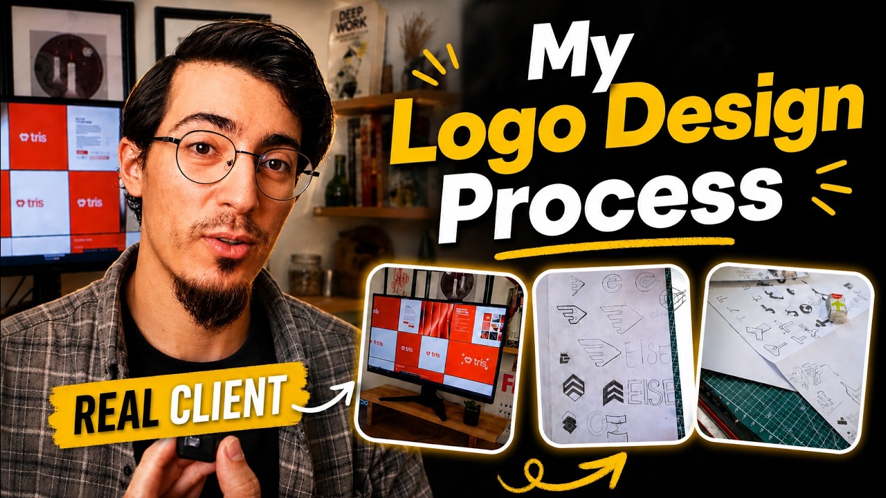 How I Designed a Logo for a Tech Startup Client (Full Process)