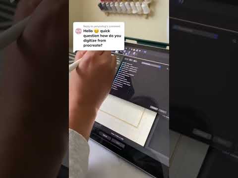 Digitizing for Embroidery #diycrafts #embroidery #digitaldrawing