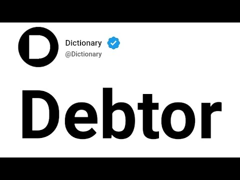 Debtor Meaning In English
