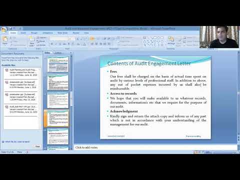 Audit Engagement Letter