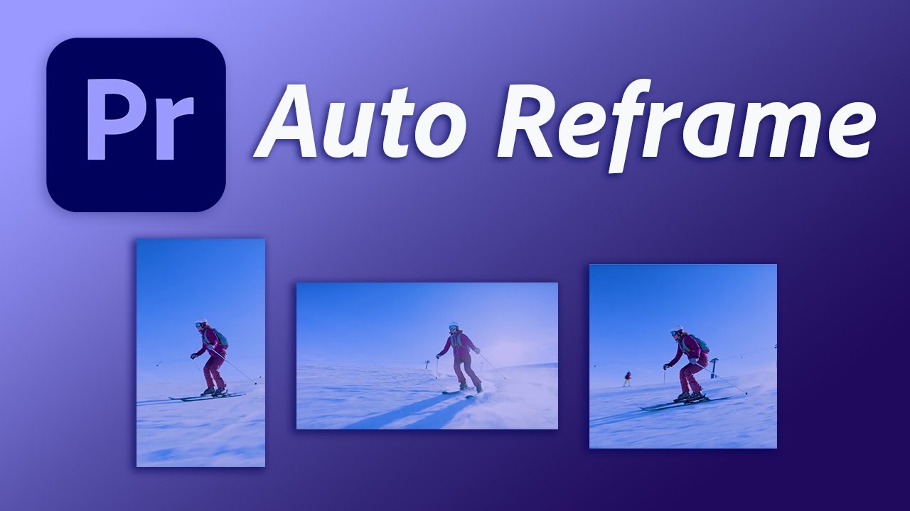 How to automatically resize videos for social media with auto-reframe in Adobe Premiere Pro