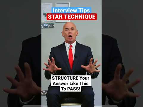 STAR TECHNIQUE: How to Answer Behavioral Interview Questions #shorts
