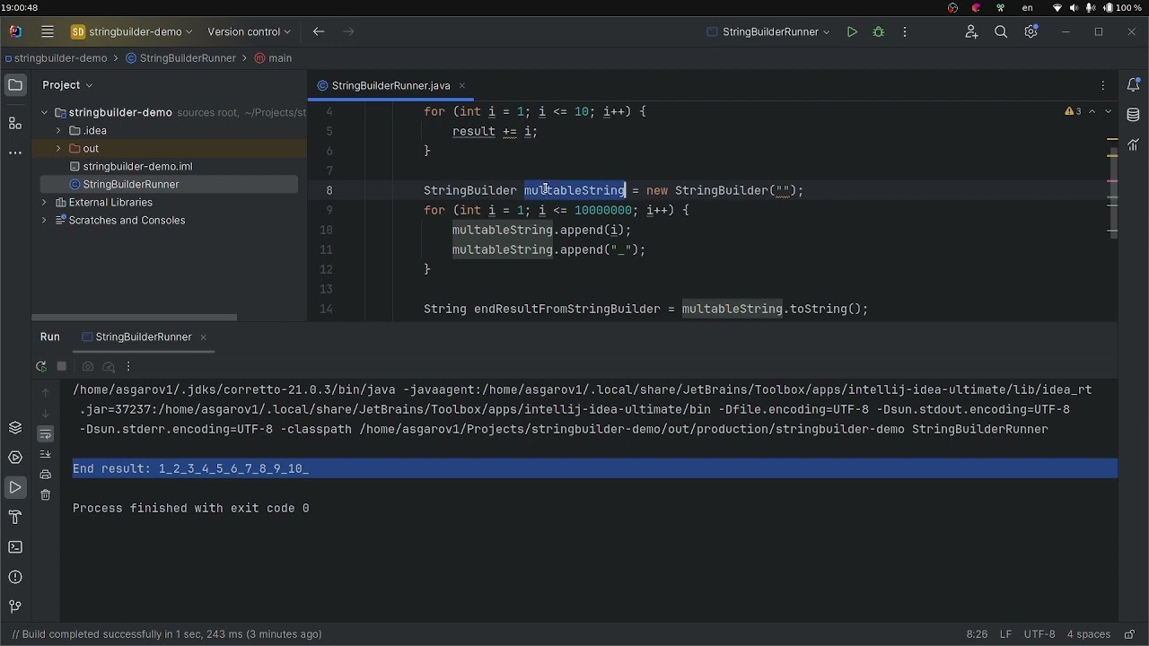 Java Basics: Learning StringBuilder