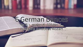 Wolfgang Amadeus Mozart - 52. 6 German Dances (pdf) by Chryso ...