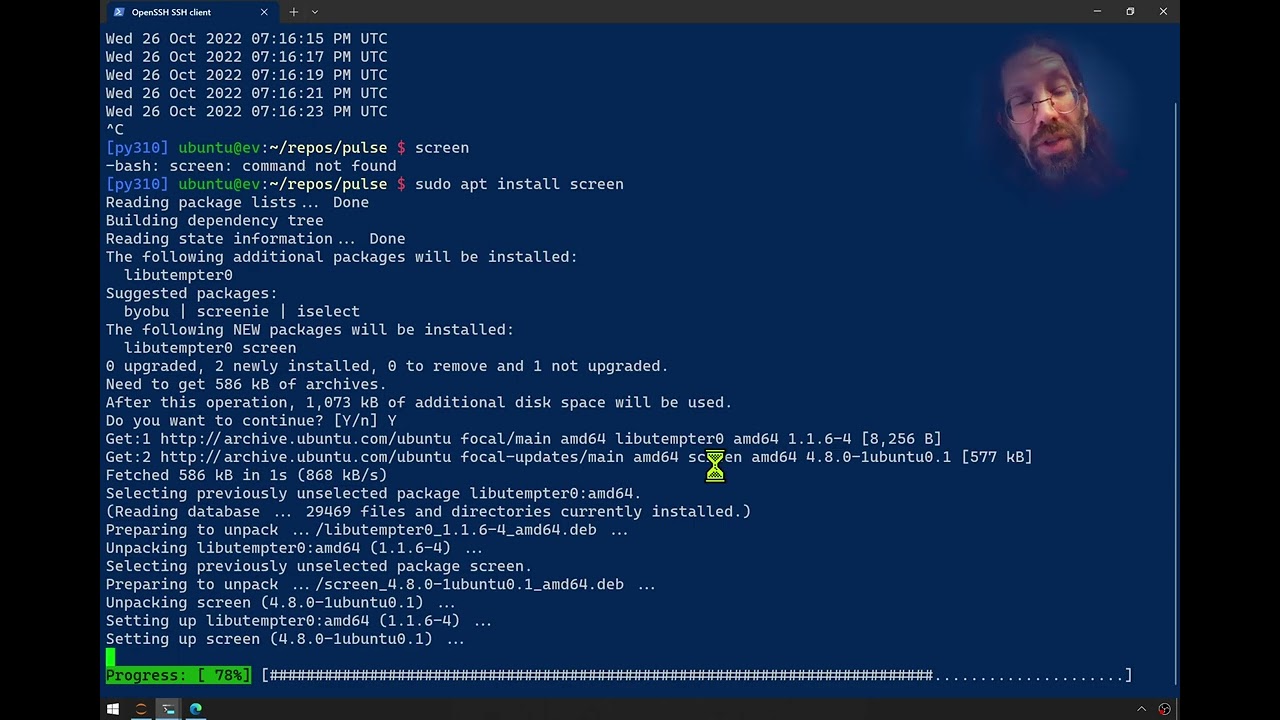 Using GNU Screen for Long Running Scripts Servers