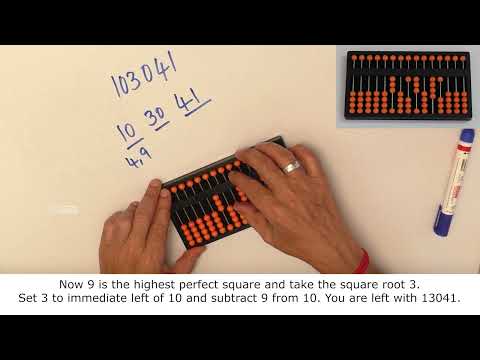 #115 Square root of Multiple digit numbers - Example : 103041