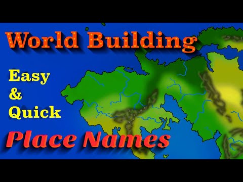 Why most World Building Place Names Suck