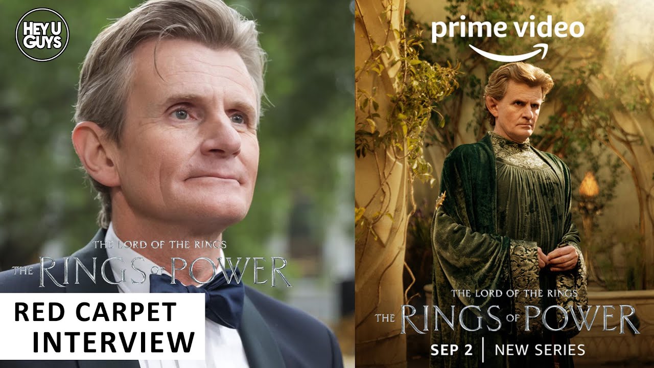 The Lord Of The Rings The Rings Of Power Premiere - Charles Edwards On ...