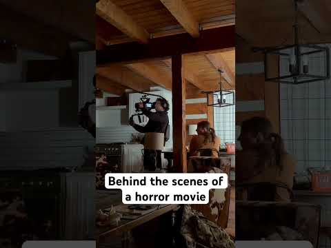 Behind the scenes of a horror movie #filmmakersfamily #horrorfilm # ...