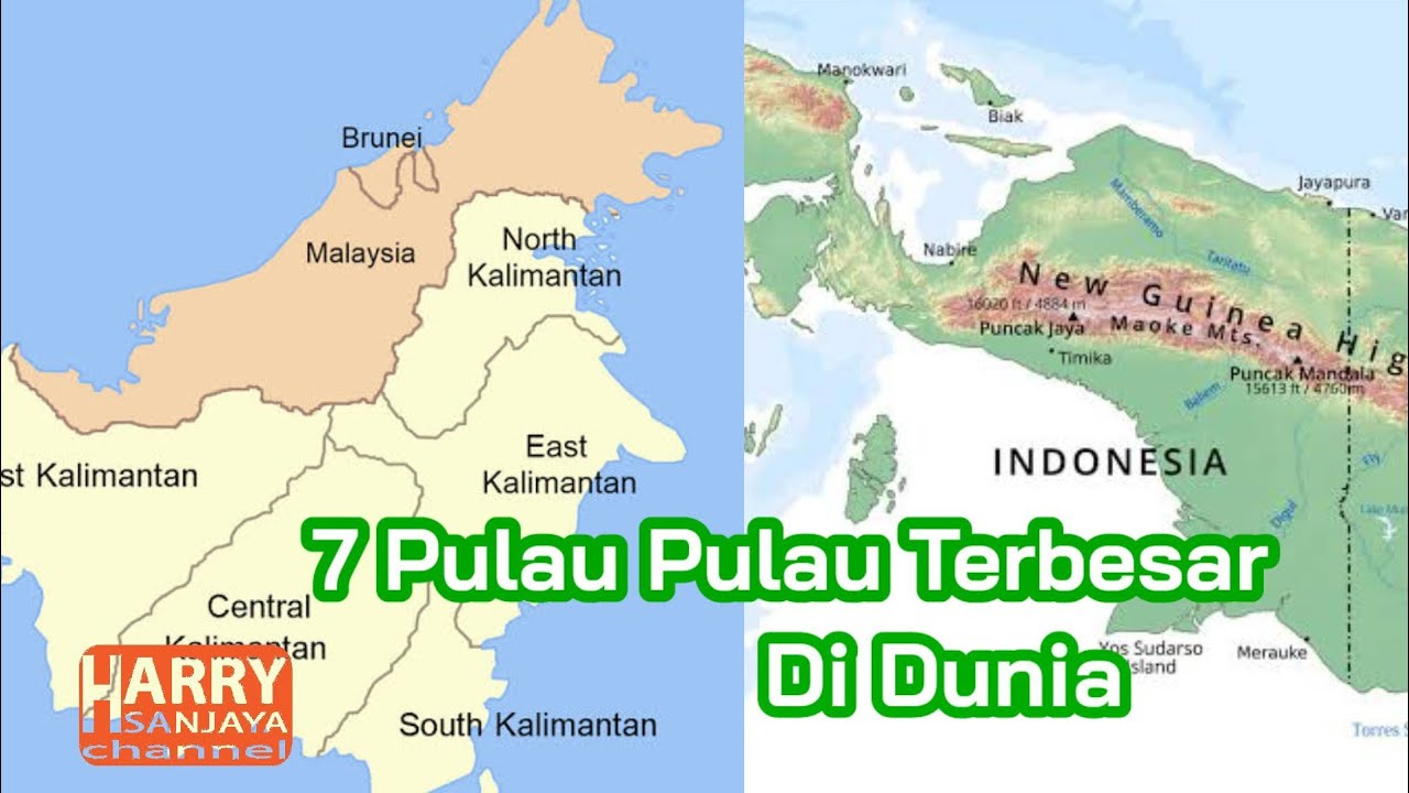 7 Pulau Terbesar di Dunia
