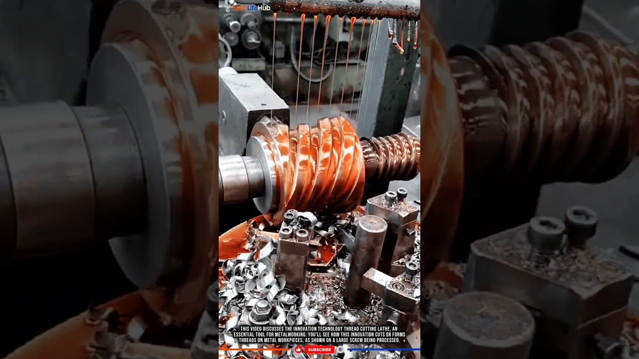 Innovation Technology Thread Cutting Lathe: Precise Thread Forming, Advanced Metalworking.