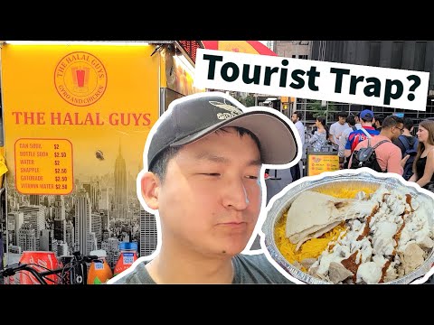 NYC's BIGGEST TOURIST TRAP? Halal Guys Cart Review