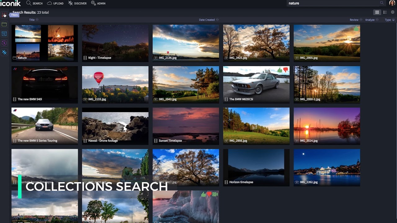 iconik - Collection search