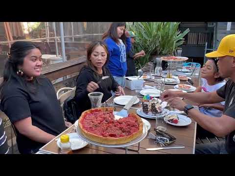 LUNCH AT BLUE LINE PIZZA RESTAURANT, BURLINGAME CALIFORNIA