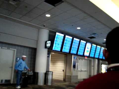 A ride in the cart at Minneapolis airport