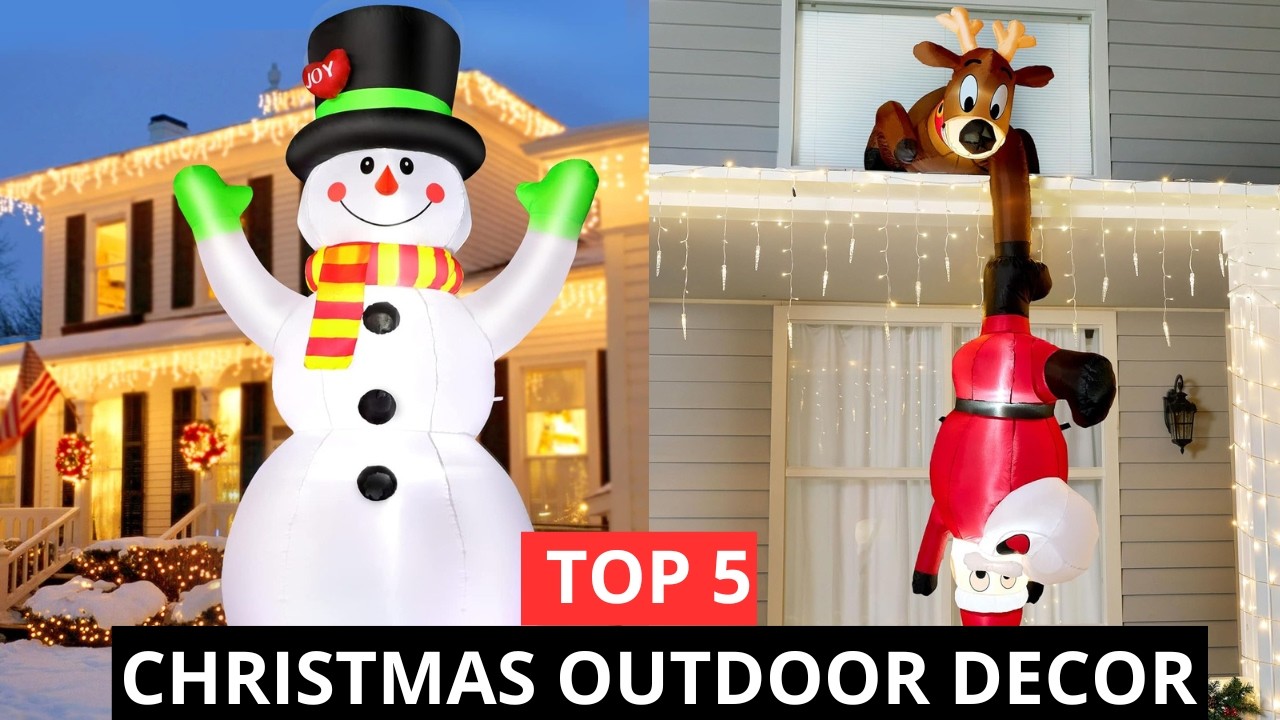 🎄🎁Top 5 Outdoor Christmas Decorations on Amazon 2025
