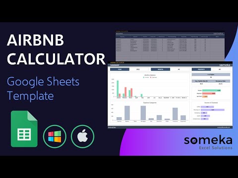 Airbnb Calculator | Google Sheets Template | Analyze your Rental Income