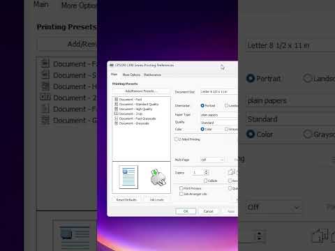 How to Set or Change Paper Size in Epson Printer Settings