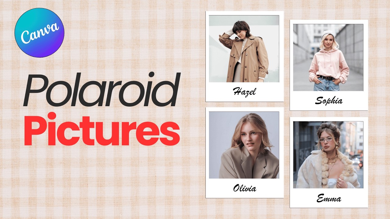 How to Make Polaroid Pictures in Canva (Step by Step Tutorial)