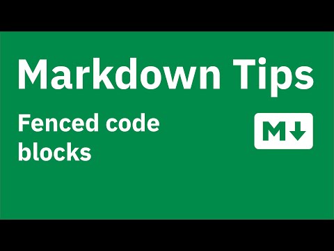 Markdown Tips — Adding code samples with syntax highlighting using fenced code blocks