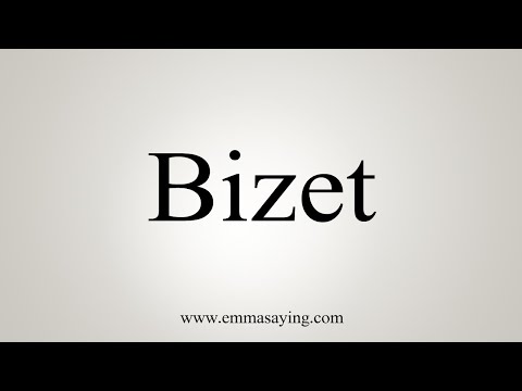 How To Say Bizet