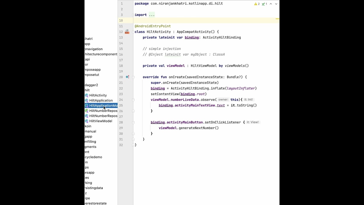 How to integrate Hilt Dependency Injection in Android App Development