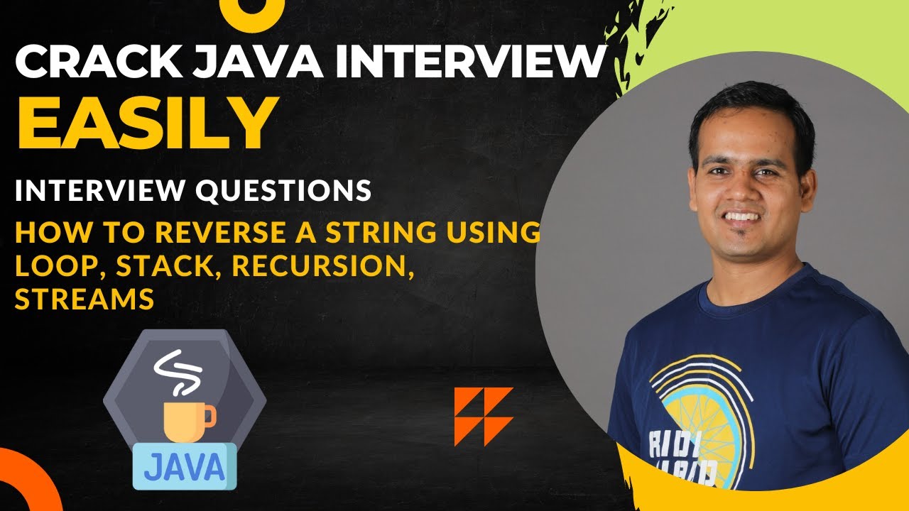 How to Reverse a String using Stack | Streams | Recursion | Loop | Java Interview Series