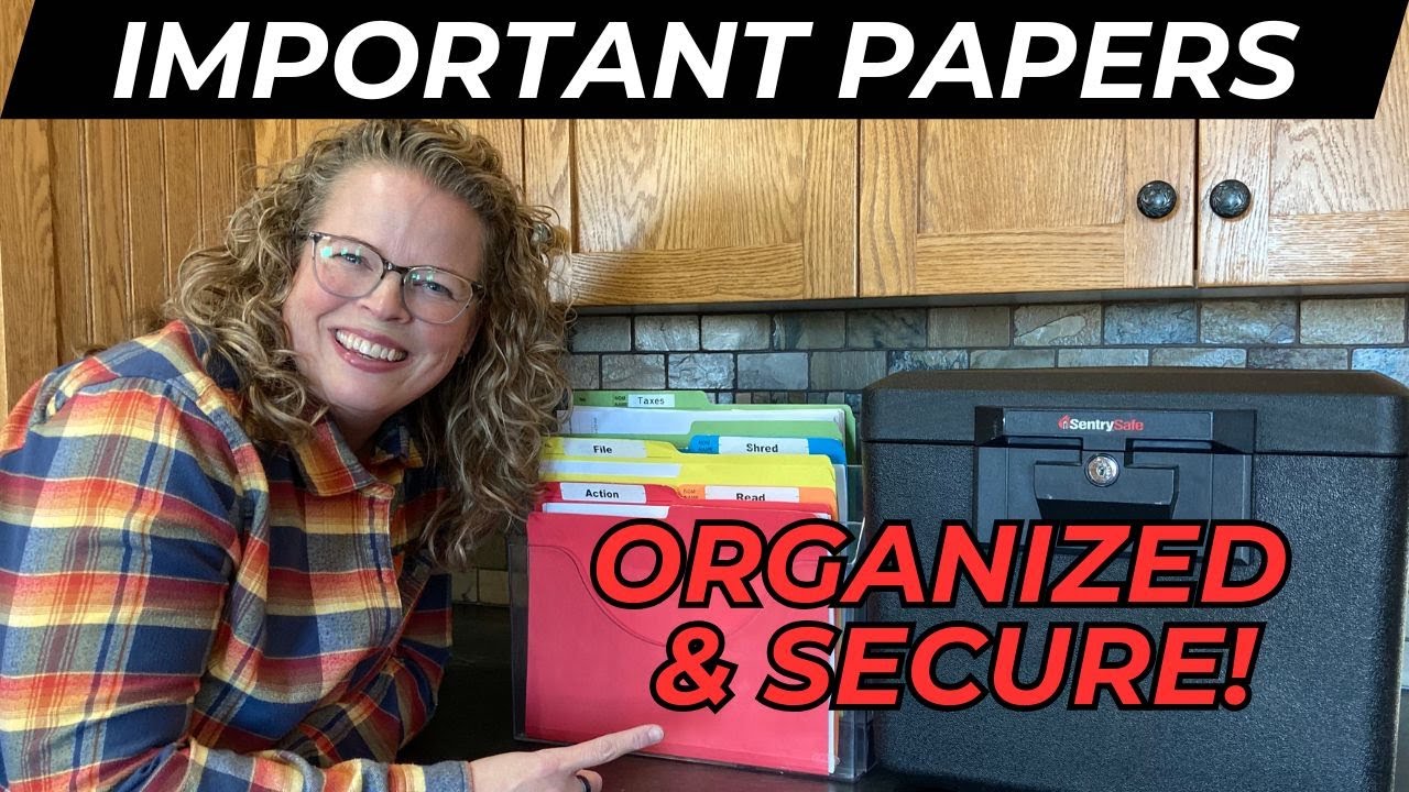 Organize Important Papers - Simple Filing System