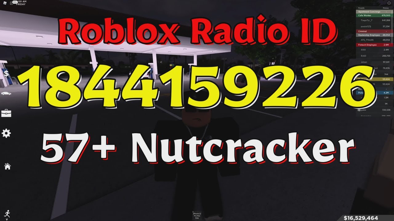 Nutcracker Roblox Radio Codes/IDs