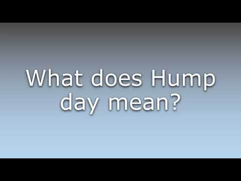 What does Hump day mean?