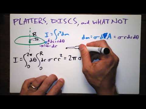 How to Calculate I for a Disc | Moments of Inertia In Your Face | Doc Physics