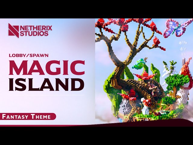 Magic Island | Auth/Lobby/Spawn | Fantasy Theme Minecraft Map