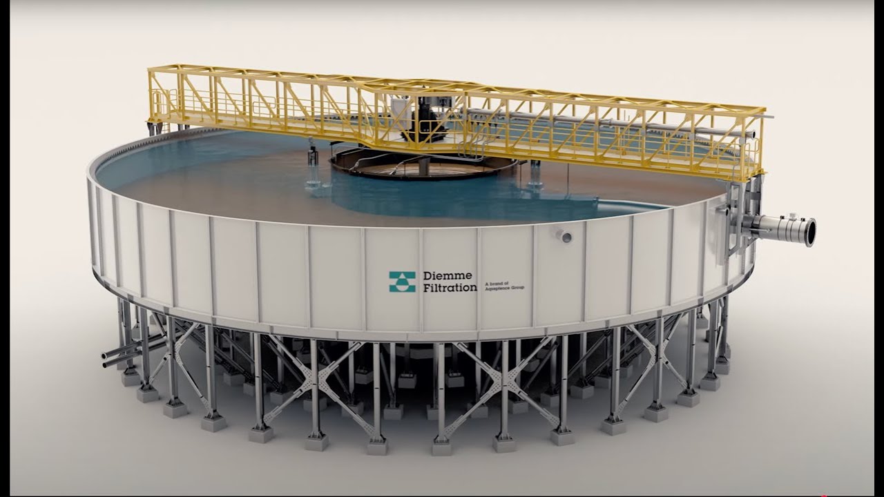 3D Animation High Rate Thickener