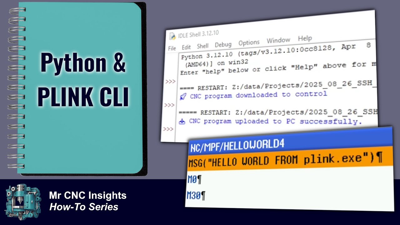 Using Python and PLINK's CLI for Part Program Transfer