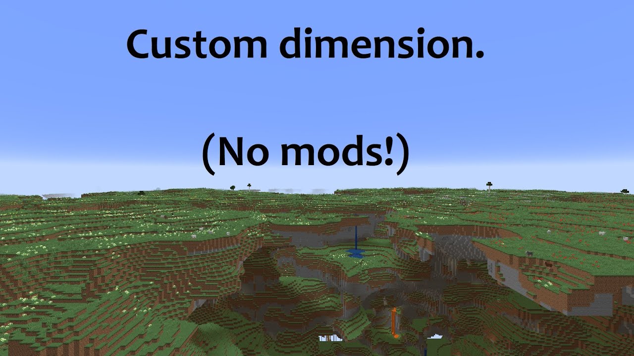 Custom Dimension Data Pack Tutorial 1 - Dimension and Dimension Type (Minecraft Java edition)