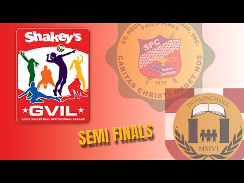 SHAKEYS GVILL : ST PAUL COLLEGE PASIG VS DOMUSCHOLA SEMI FINALS