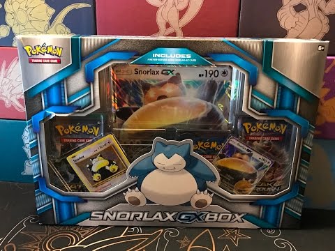 Pokemon TCG | Snorlax-GX Box Unboxing – CollectorShuki.com