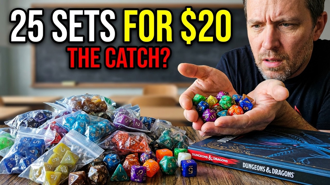 25 DnD Dice Sets for $20 What's the Catch?