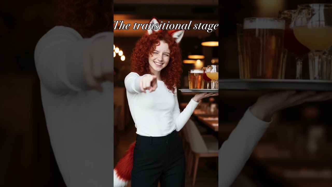 My transformation to a cute chanterelle 🥰🥰