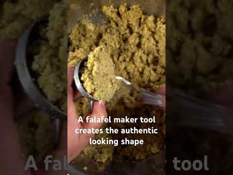 How to shape falafel balls using the falafel maker tool #falafel