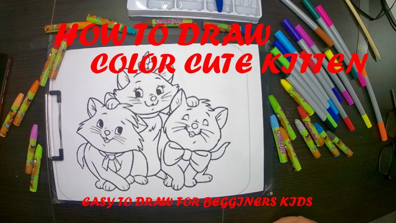 Coloring  Disney's The Aristocats / Pages for Kids /  Coloring  pages  Coloring book  Beginners Kids