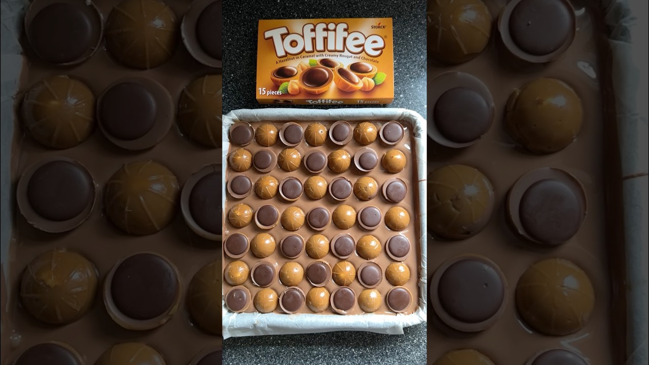 Toffifee Millionaires 🤑😋 #toffifee #baking #caramel #chocolate #tasty #yummy