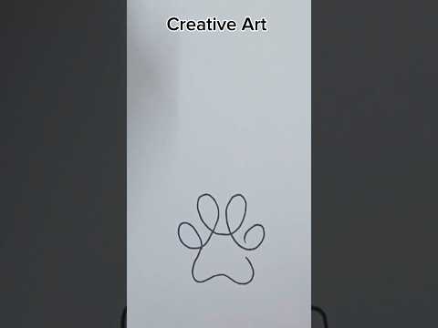 dog foot drawing | How to draw dog paws | Dog Paw Drawing | creative art wb