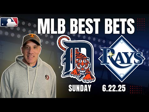 MLB Picks and Predictions - Detroit Tigers vs Tampa Bay Rays, 6/22/25 Free Best Bets & Odds
