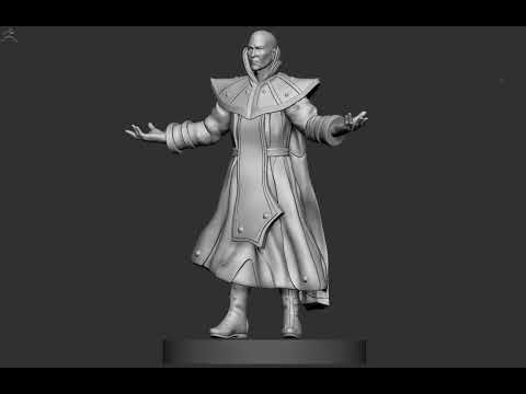 Free STL file Human Sorcerer - STL - RPG MINIATURE 🧙 ・Template to download and 3D print・Cults