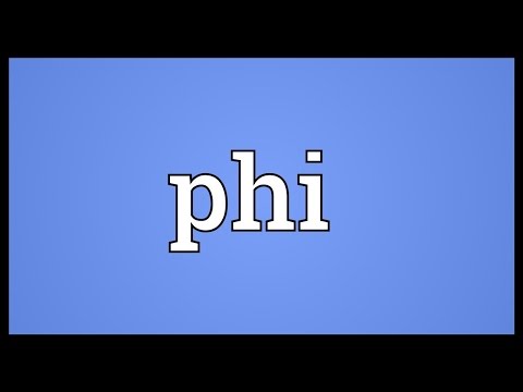 Phi Meaning