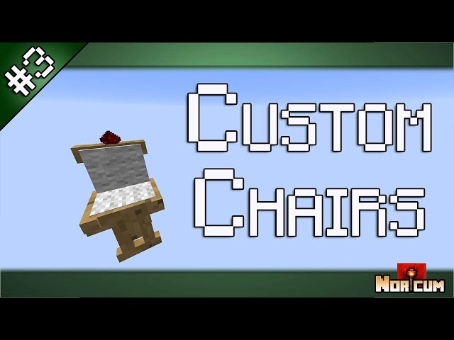 [Quick Detail] Module #3 - Custom "useable" chairs Minecraft Map